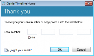 Registering Genie Timeline Home - Genie9 Wiki